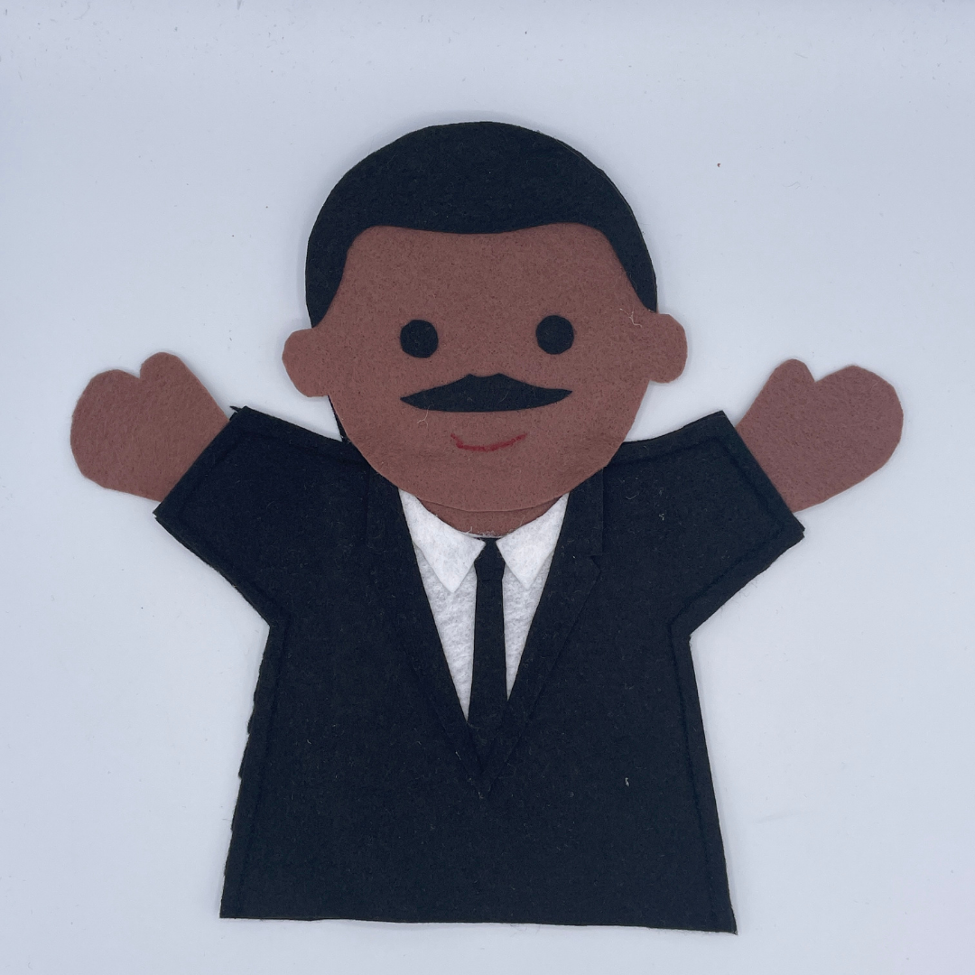 Martin Luther King Jr Hand Puppet Pattern: Educational Fun for All Ages ...